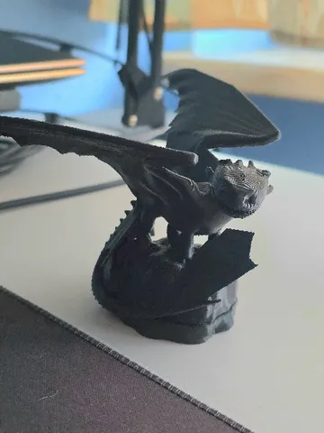 Toothless Statue by Kattcrazy | Download free STL model | Printables.com