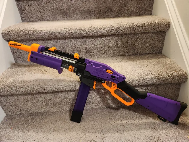 SLAB - Silly's Lever Action Blaster (Nerf Homemade) by Sillybutts ...