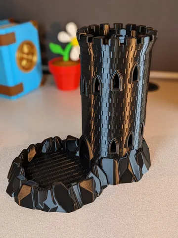 Castle DND Dice Tower by Ethan Johnson | Download free STL model ...