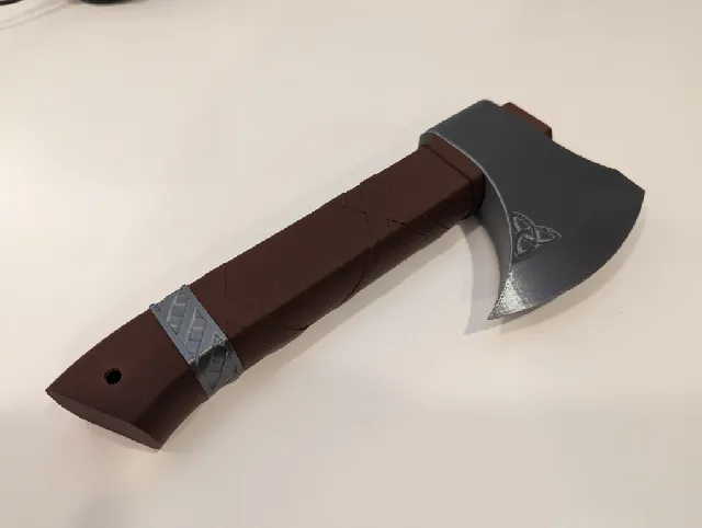Make of DnD Dice Axe by Serentos | Download free STL model | Printables.com