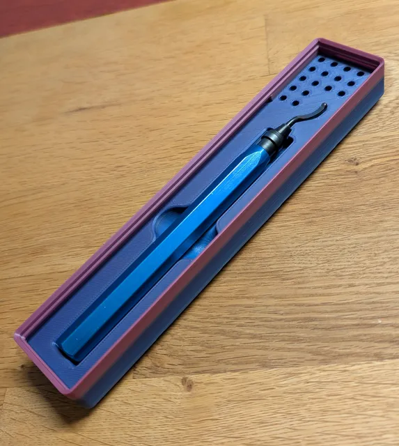 Make of Gridfinity Deburring Tool Holder with Blade Storage by Mr ...