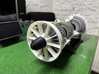 3d Printable Turbojet Engine by linus3d | Download free STL model ...