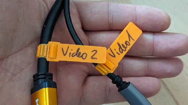 Make of ZipTag - universal cable tag label organizer zip tie style by ...