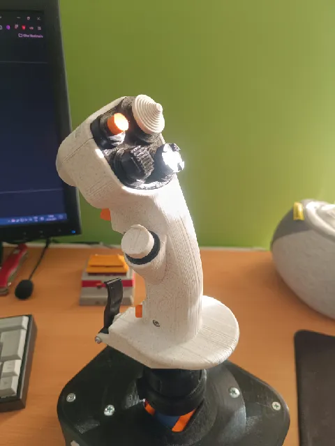 Make of F-16 Sidestick Grip by Wizard_pope | Download free STL model ...