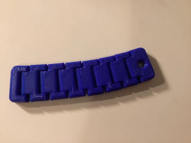 Make of Sleek Articulated Flexi Keychain by FARIS | Download free STL ...