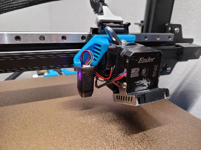 Make of X45 Sprite CR Touch Probe Zero Y-Offset Mount v1.1 (Ender-3 S1 ...