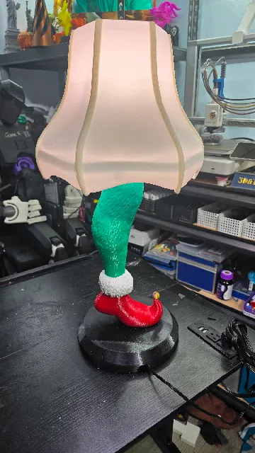 Make of Grinch Leg Lamp by 3DandTeePrinting | Download free STL model ...