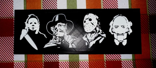 Horror Plaque by Brutal3dprints | Download free STL model | Printables.com