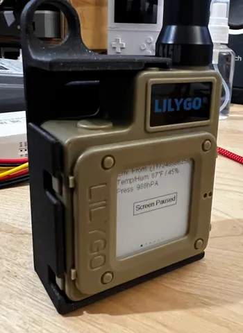 Lilygo T-Echo Shell w/ Improved Loop and Optional Quick Clip Attachment ...