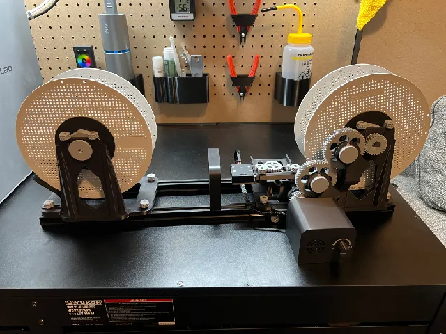 Make of Bambu Lab Filament Spool Winder - Upgraded by Kevin | Download ...