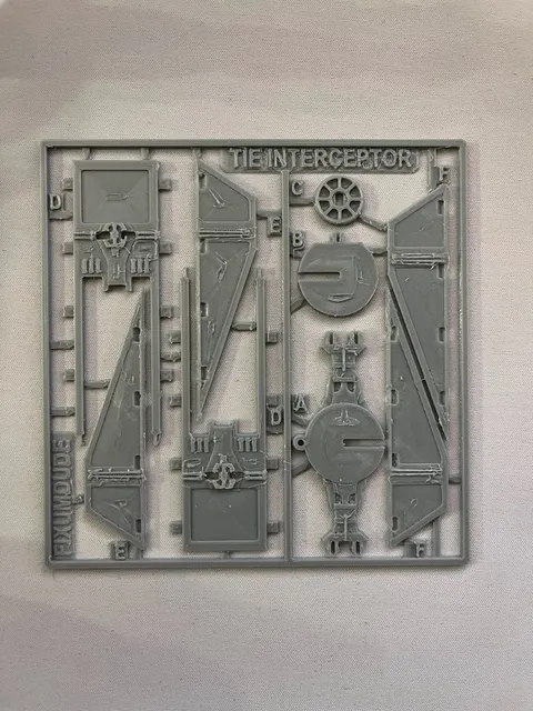 Make of Tie Fighter Interceptor Kit Card by Bignozz | Download free STL ...