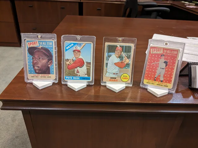Baseball Card Stands in multiple sizes by BenThe3dPrintMan | Download ...