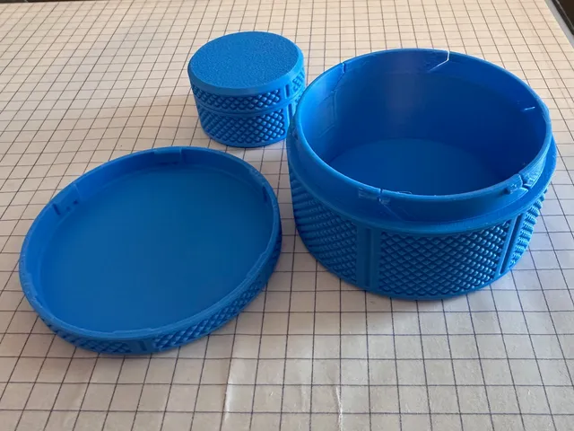 customizable screw container v2 (OpenSCAD) by DrJones | Download free ...