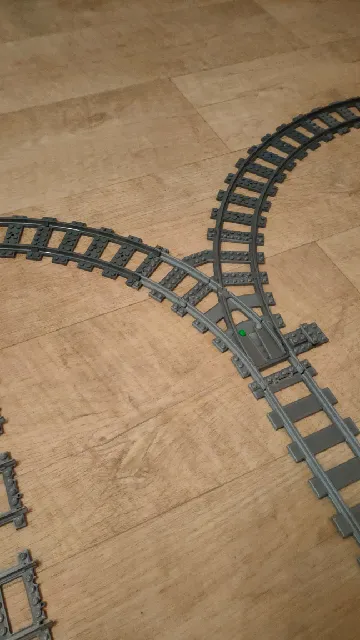 Make of Lego compatible WYE switch R40 (standard curve) old version by ...