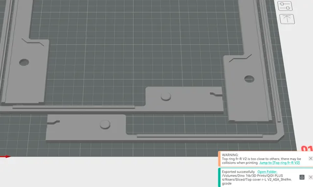 Qidi Plus 4 Closeable Ventilated Riser by 3D Mad Mesh | Download free ...