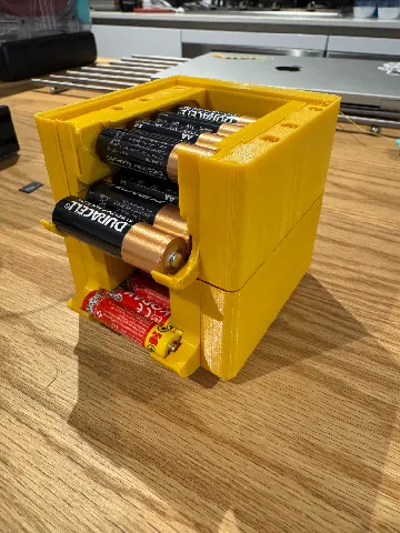 Gridfinity magnet stackable battery dispenser by FruitieX | Download ...