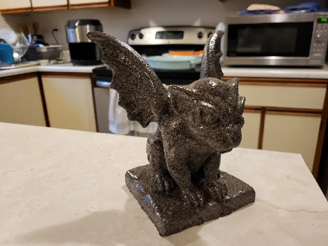 Make of Gargoyle Fence Post Toppers by tyler | Download free STL model ...