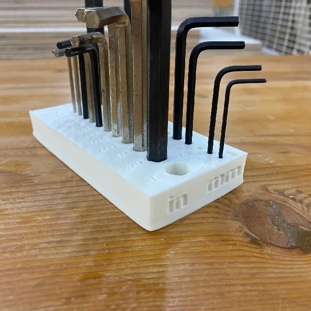 Make of Parametric Pegboard Allen Wrench Organizer by Foxmoor ...