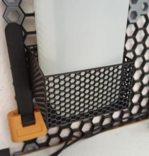 Make of HSW Large honeycomb basket 100x100x63mm by Leon Besetzt ...