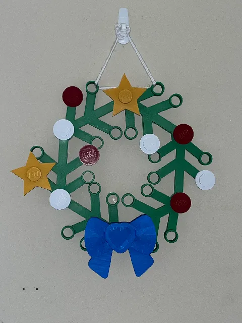 Make of Ribbon Accessoire for Giant Lego Wreath by fewyn | Download ...