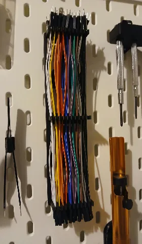 Dupont/Jumper Cable/Wire Organizer with optionnal Universal Skadis Hook ...
