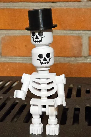 Skeleton Brick MegaFigures (5:1 Scale) by BrickDreams | Download free STL model | Printables.com