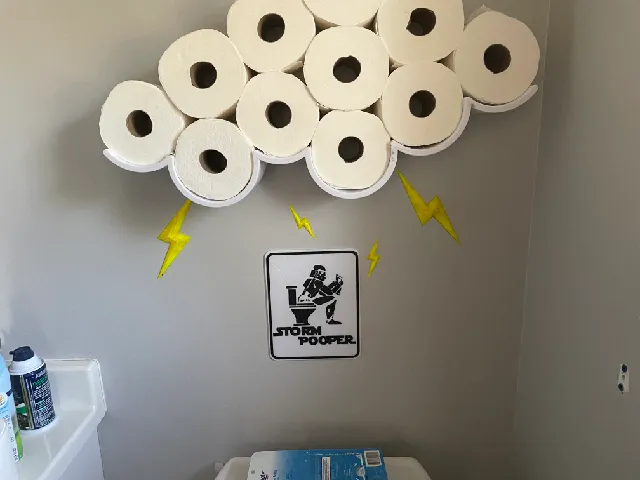 Make of Storm Pooper toilet sign by Printopia 3d - Mi | Download free ...