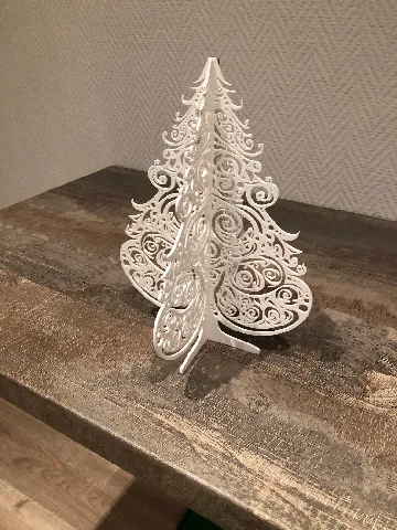Slotted 2 piece Christmas Tree by 29flo | Download free STL model ...