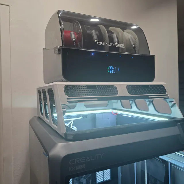 Make of K2 Plus - CFS Riser, Ventilation, and Storage by Ken Koh ...