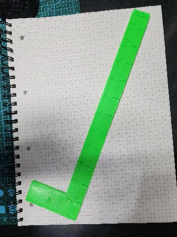 12-inch combat gauge, tabletop range ruler, Warhammer by Peter G ...