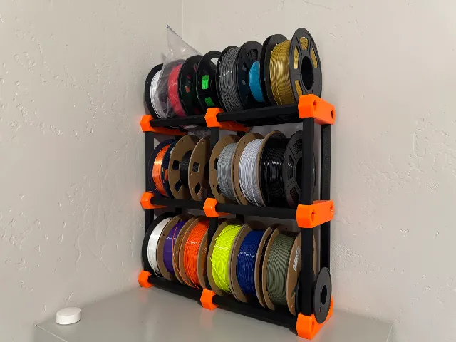 Modular filament spool rack by TeeMuumi | Download free STL model ...