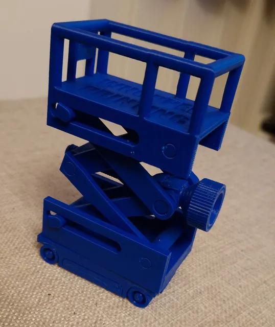 Make of Print-in-Place Scissor Lift (No Support Needed!) by Anders ...
