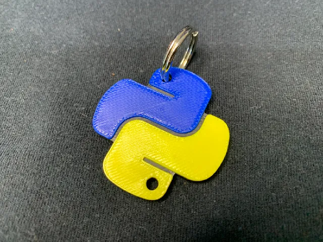 Make of Python Keychain by Ch'marr | Download free STL model | Printables.com