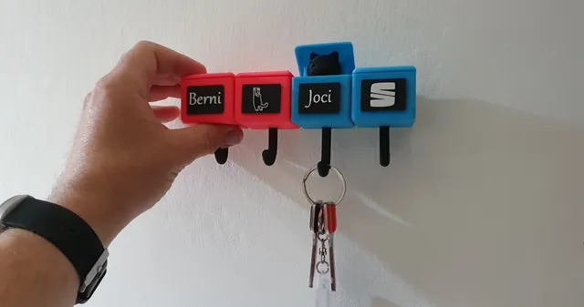 Cat key Hook - better wall fixation and customizable face plate by PapaYankee | Download free ...