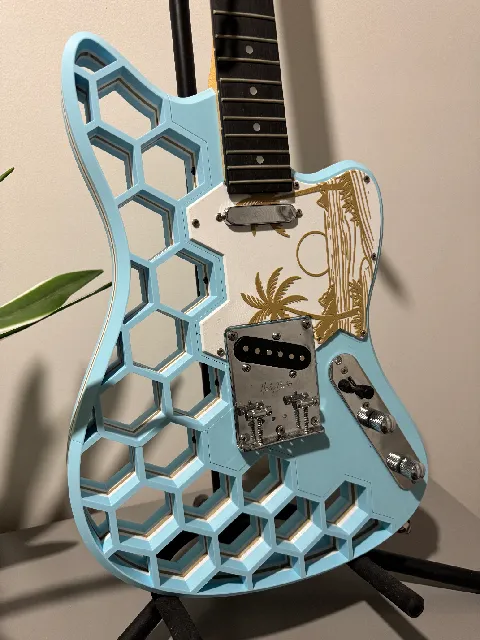 Make of The Prusacaster - a 3D printable guitar by PrettyFlyPrints ...