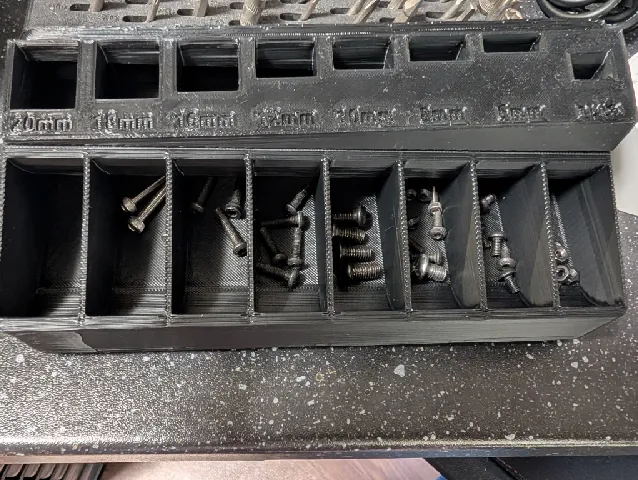 Gridfinity M3 M4 M5 M6 MX Bolt Sorter by Tobias | Download free STL model | Printables.com