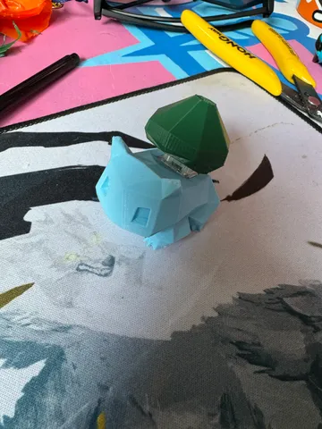 Low-Poly Bulbasaur fidget with Cherry MX keyboard switch by Andrew ...