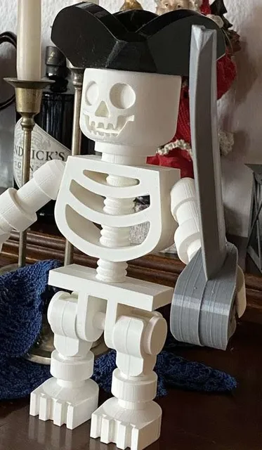 Make of Giant Lego Skeleton (Face & Arm Improvements) Version 3.0 by M ...