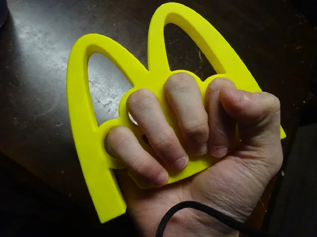 Make of McKnuckle Duster McDonald's Brass Knuckle by Hot_Dog_Head ...