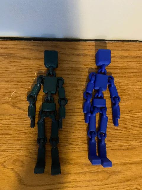 Make of Print In Place Mustache Ragdoll Bot by Fidget Factory ...