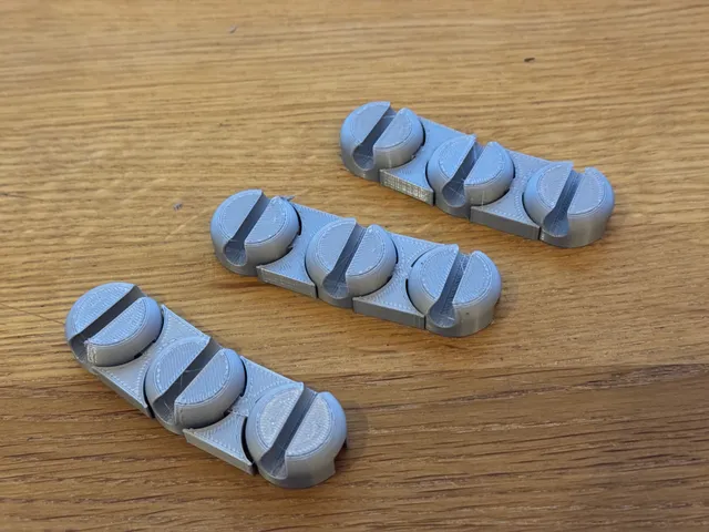 Make of Modular cable holder by Dr. Stefan Lux | Download free STL ...