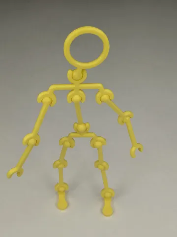 Articulated Posable Stickman by Lyl3 | Download free STL model ...