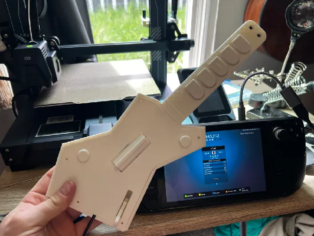 Make of Mini Guitar Hero / Rock Band / Clone Hero Controller by ...