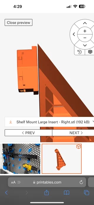 Honeycomb Storage Wall (HSW) Shelf by Drew Singer | Download free STL ...