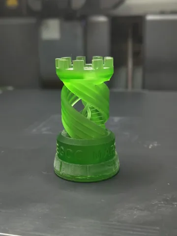 Elegoo Resin printer testing STL, chess piece, rook by ...