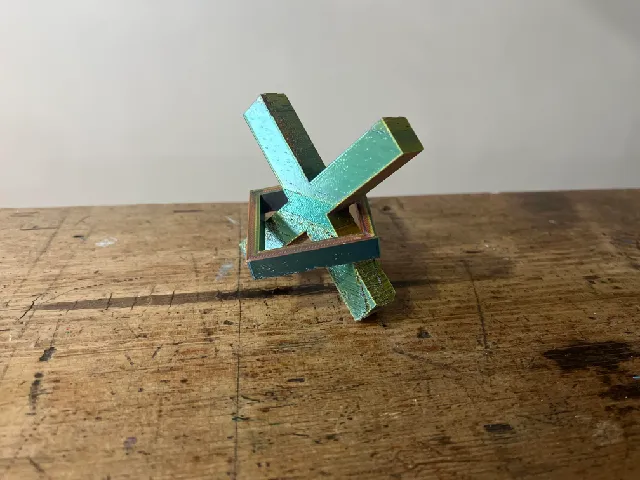 Impossible X puzzle by Bobojeff7 | Download free STL model | Printables.com