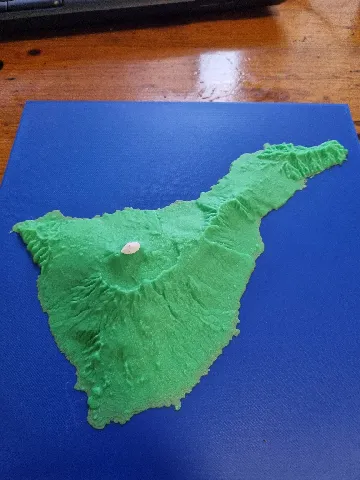 3D map of Tenerife by Jörn | Download free STL model | Printables.com
