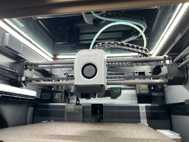 Make of Bambu Labs Carbon X1 Top Glass Riser for LED's by Doug804 ...