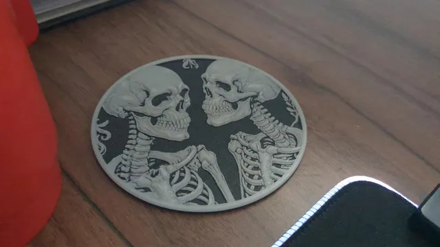 Skeleton Coasters by Bamingo Design | Download free STL model ...