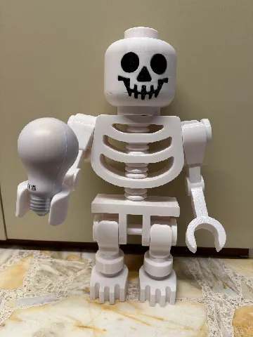 Mega Brick Skeleton (10:1 scale) by Julia Ebert | Download free STL ...